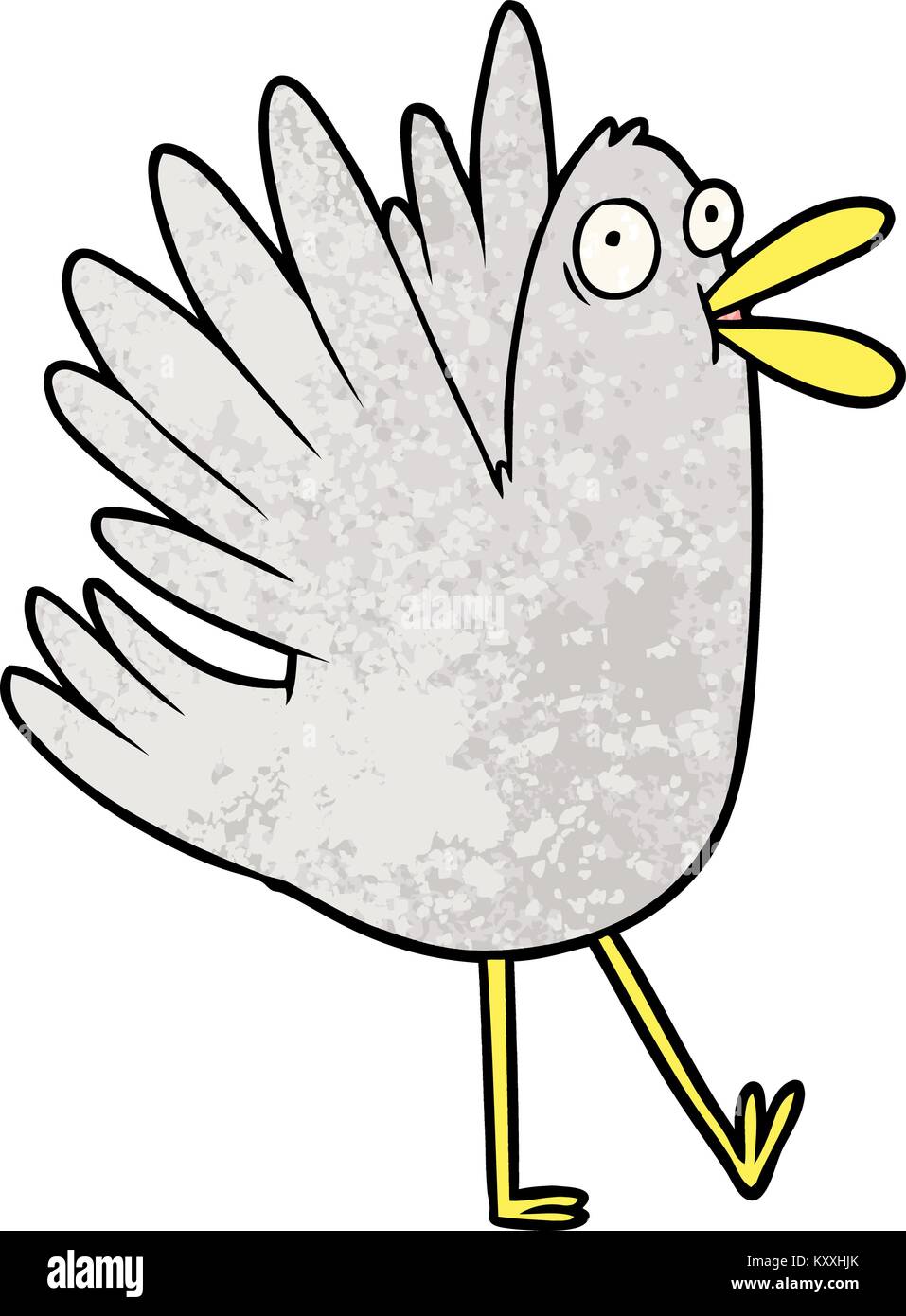 cartoon bird squawking Stock Vector Image & Art - Alamy