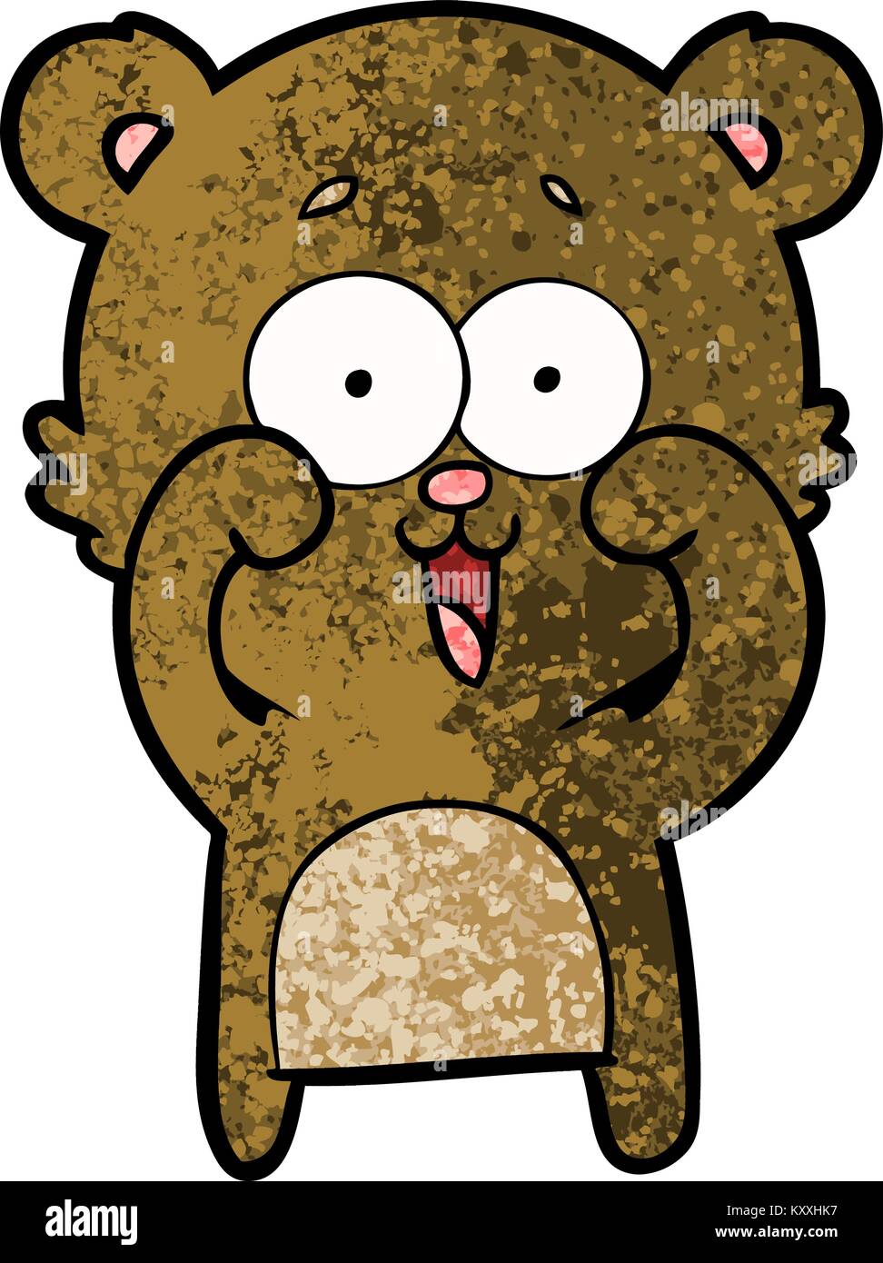 laughing teddy bear cartoon Stock Vector Image & Art - Alamy