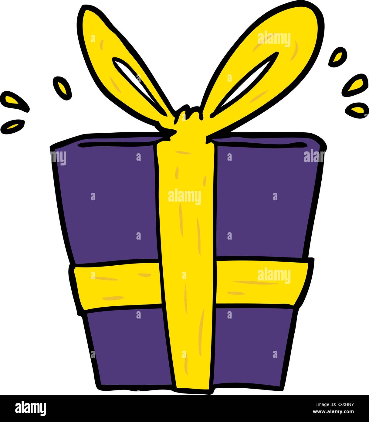 cartoon wrapped gift Stock Vector Image & Art - Alamy