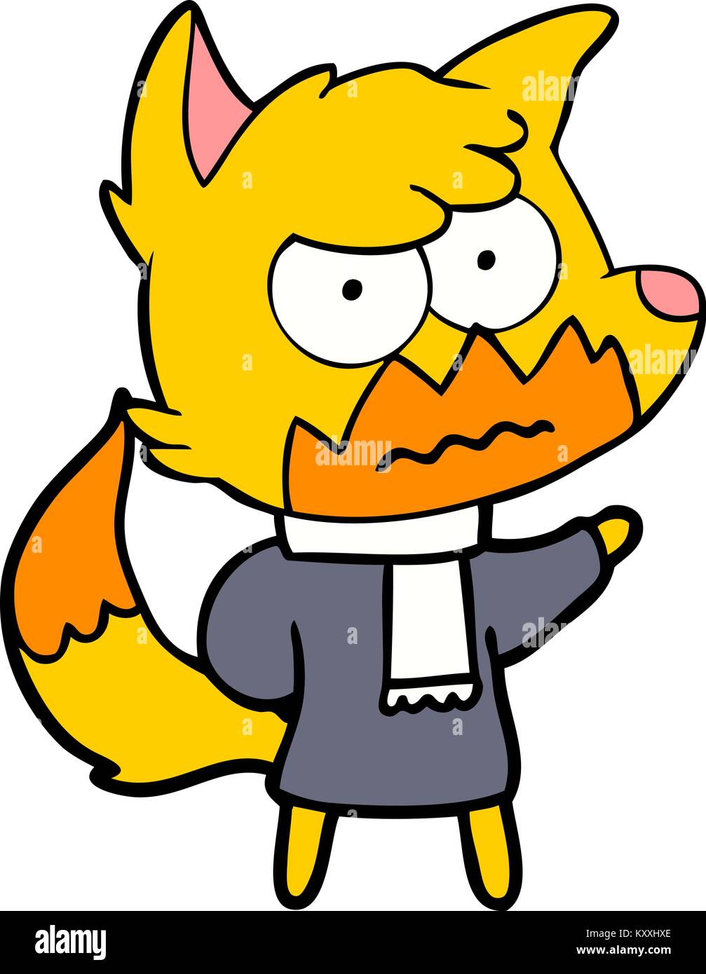 fox cartoon character Stock Vector Image & Art - Alamy