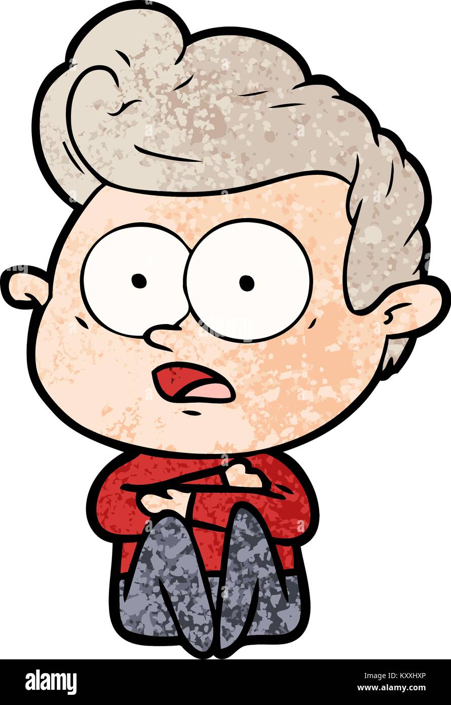 cartoon staring man Stock Vector Image & Art - Alamy