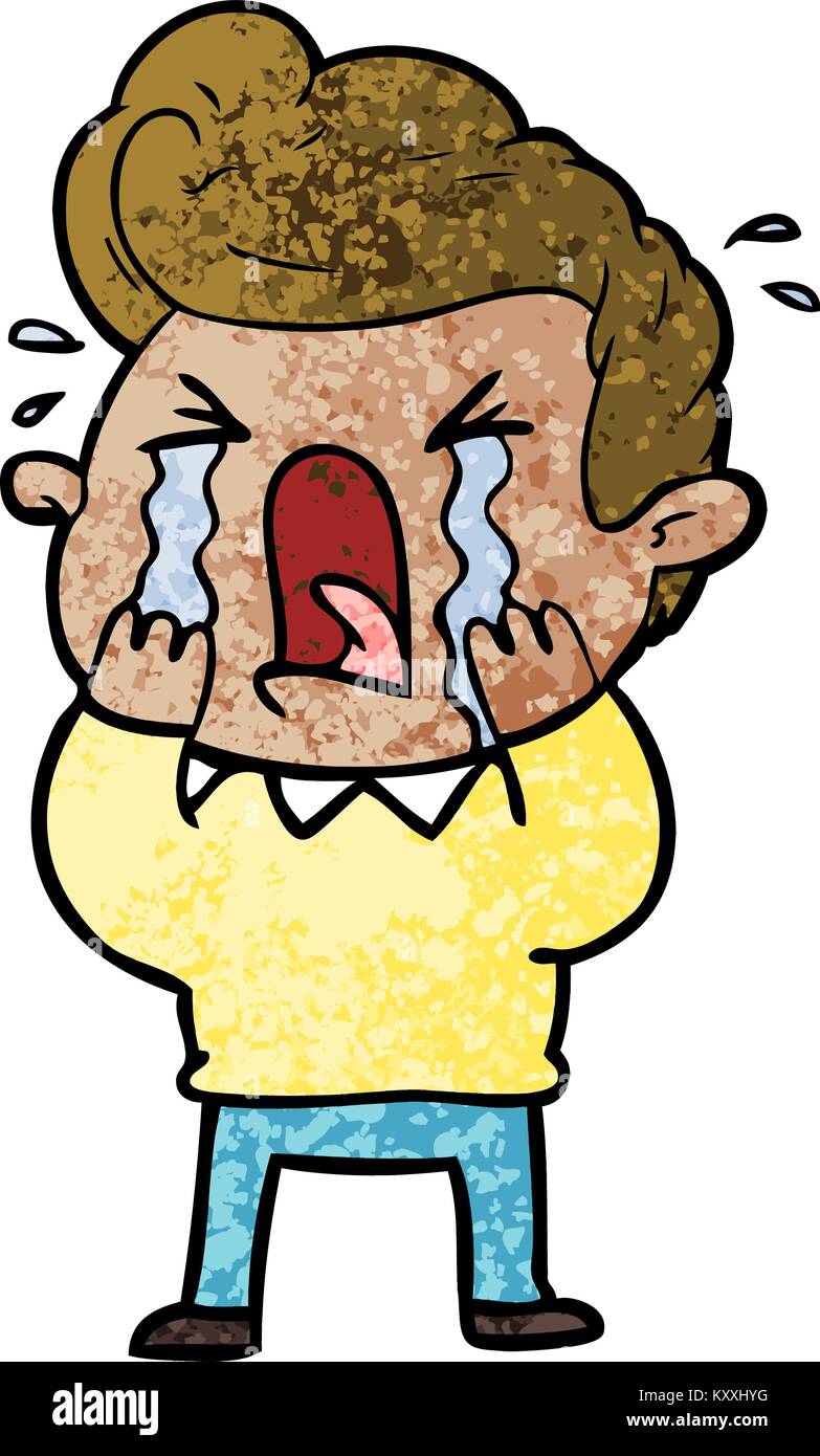 cartoon crying man Stock Vector Image & Art - Alamy