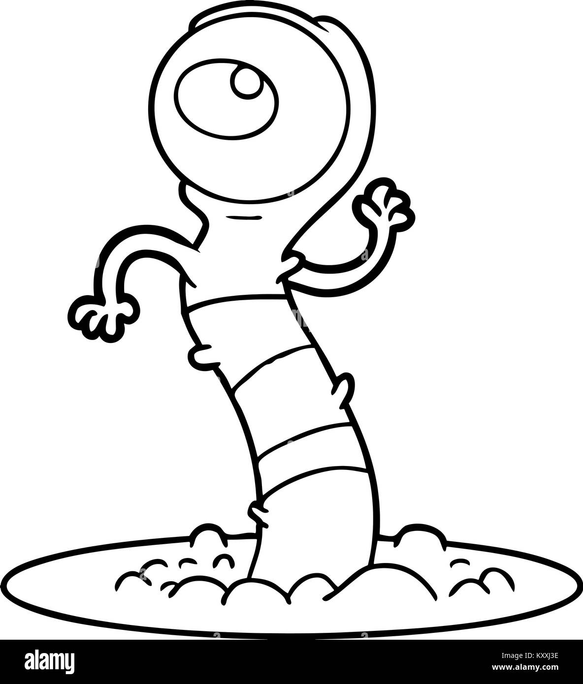 Swamp Monster Drawing