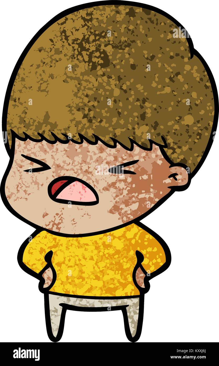 cartoon stressed man Stock Vector Image & Art - Alamy