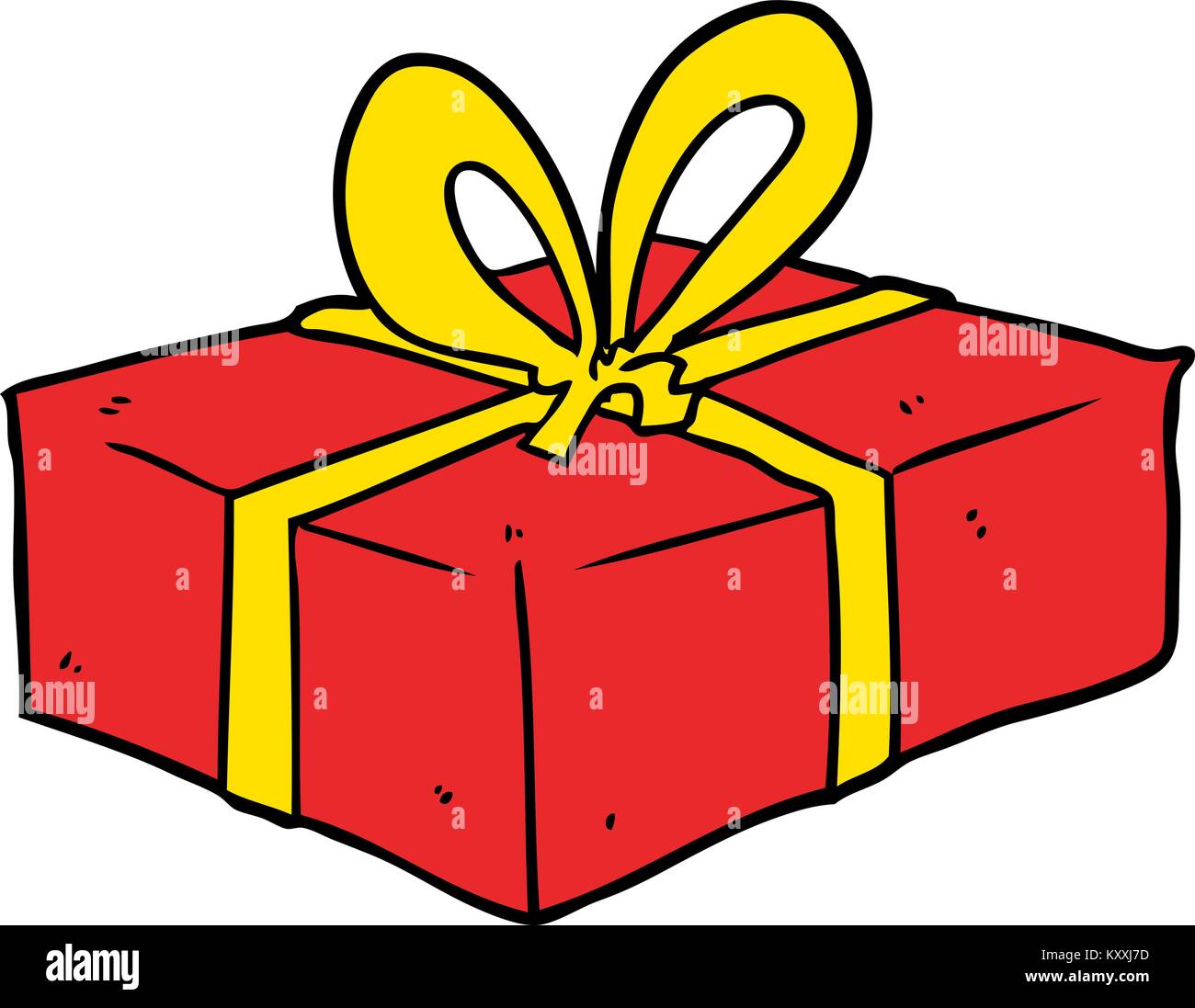 cartoon wrapped gift Stock Vector Image & Art - Alamy