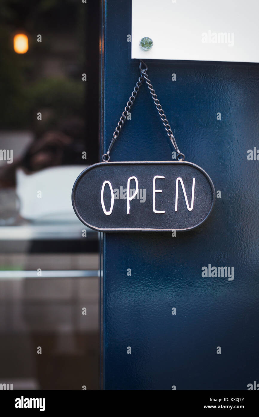 Open door to bakery hi-res stock photography and images - Alamy