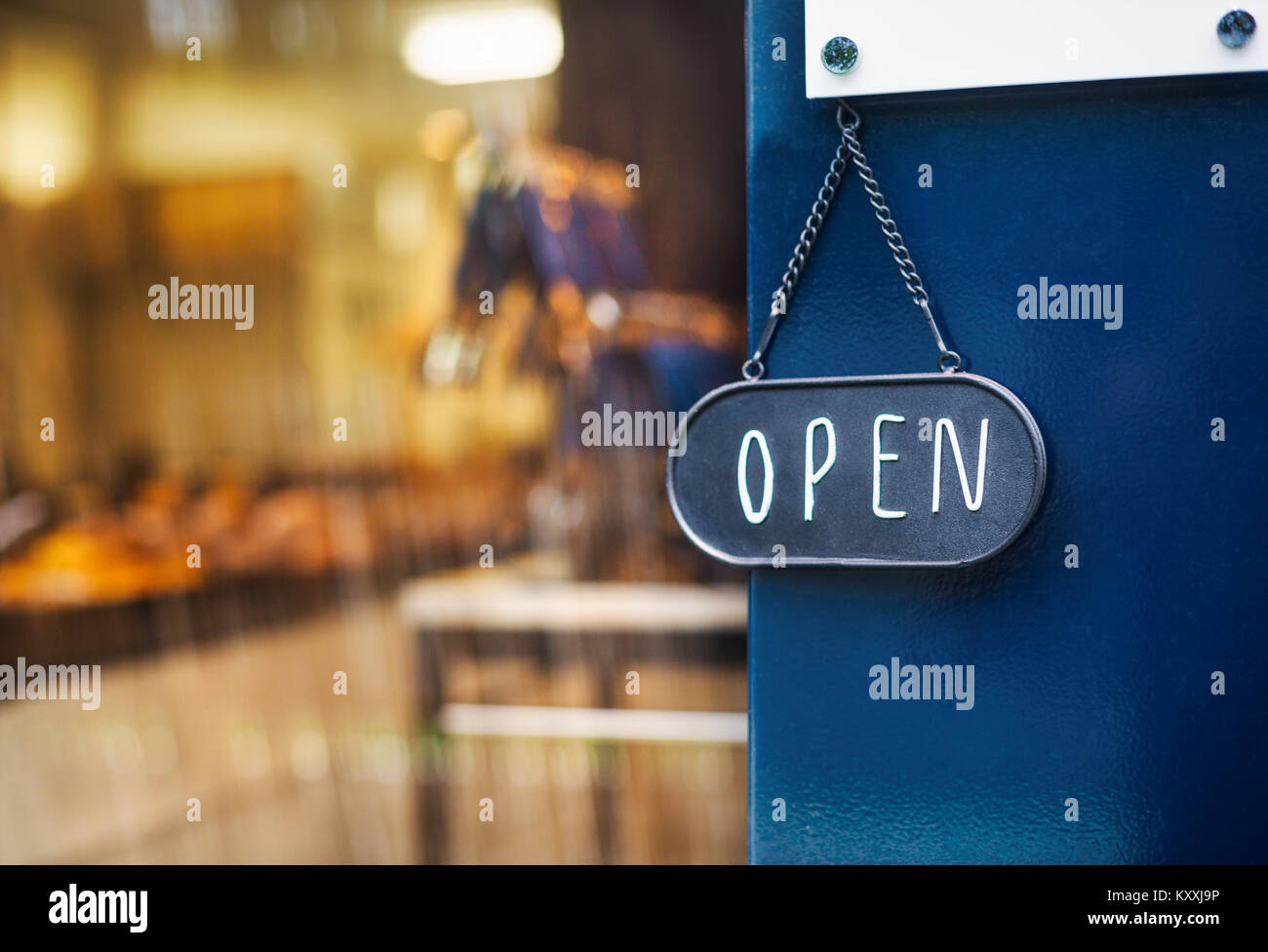 Open door to bakery hi-res stock photography and images - Alamy