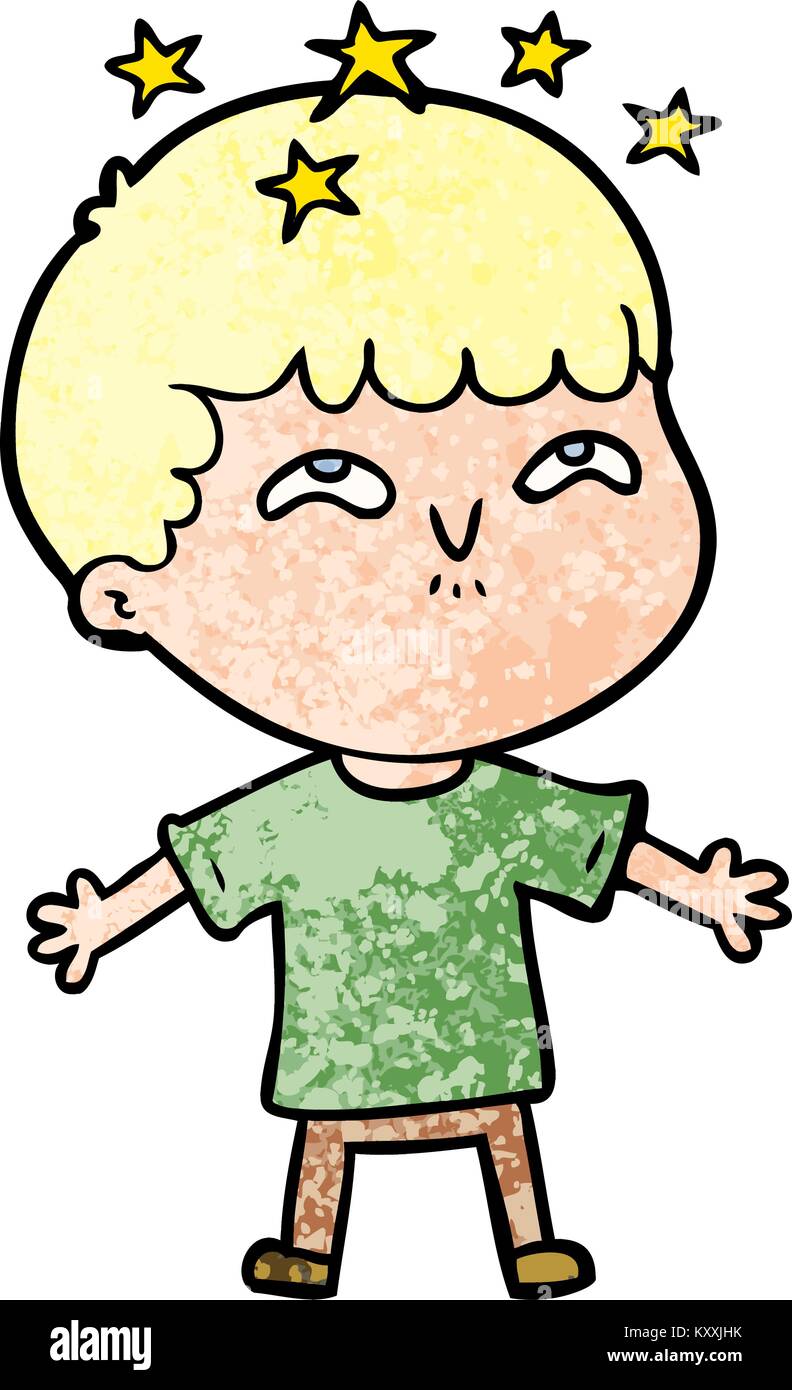 cartoon amazed boy Stock Vector Image & Art - Alamy