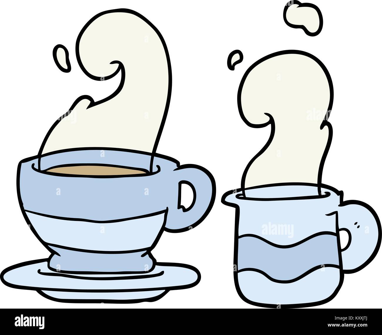 cartoon cup of coffee Stock Vector Image & Art - Alamy