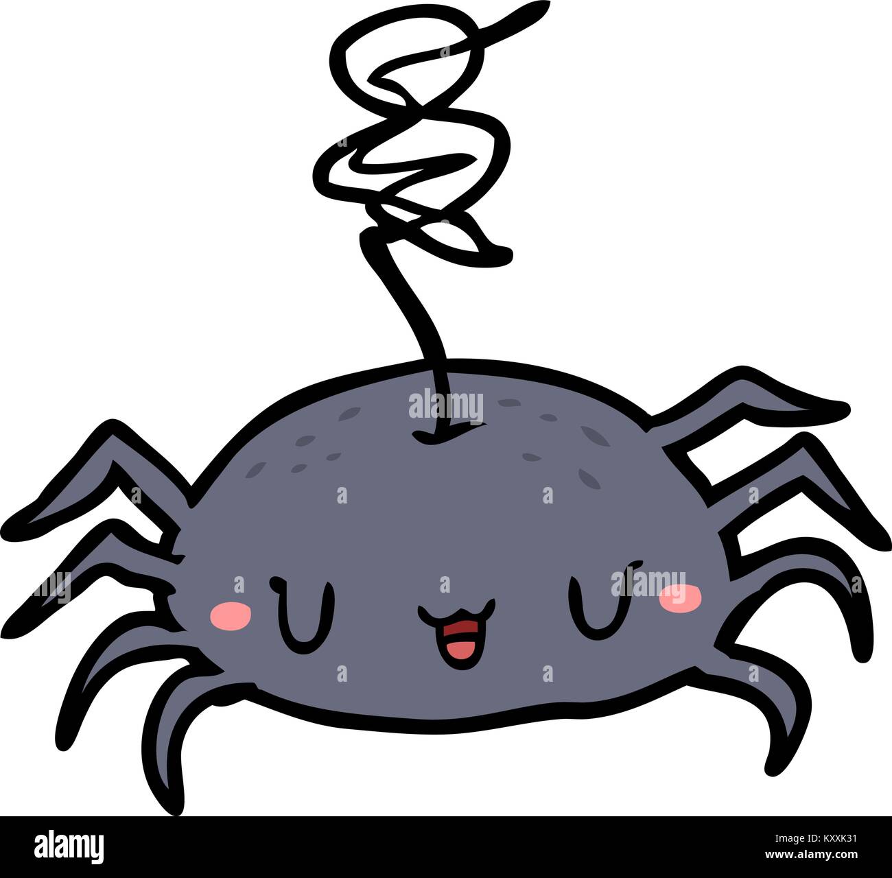 cartoon halloween spider Stock Vector Image & Art - Alamy