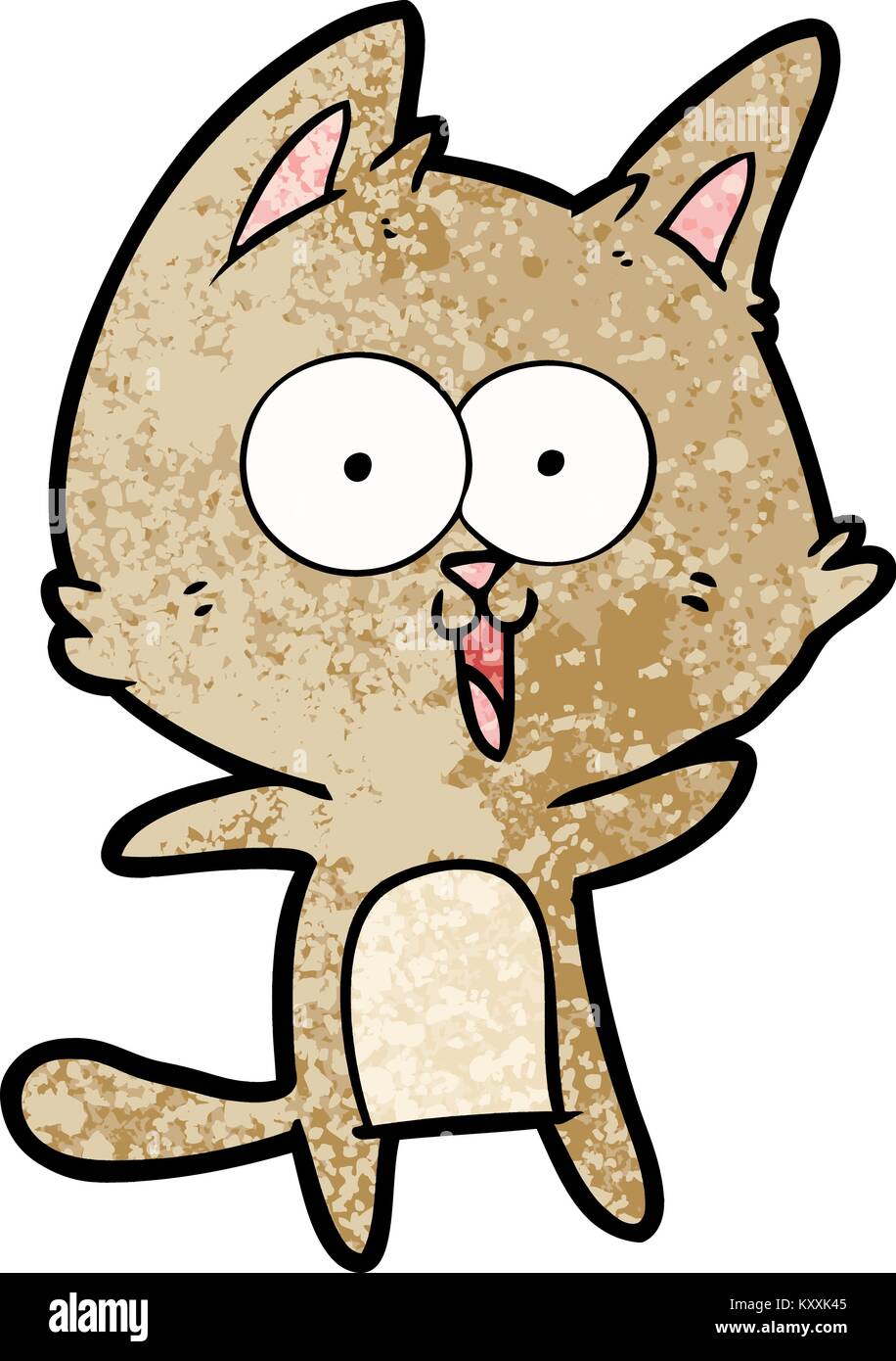 funny cartoon cat Stock Vector Image & Art - Alamy