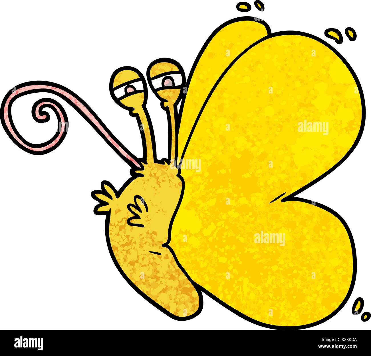 funny cartoon butterfly Stock Vector Image & Art - Alamy