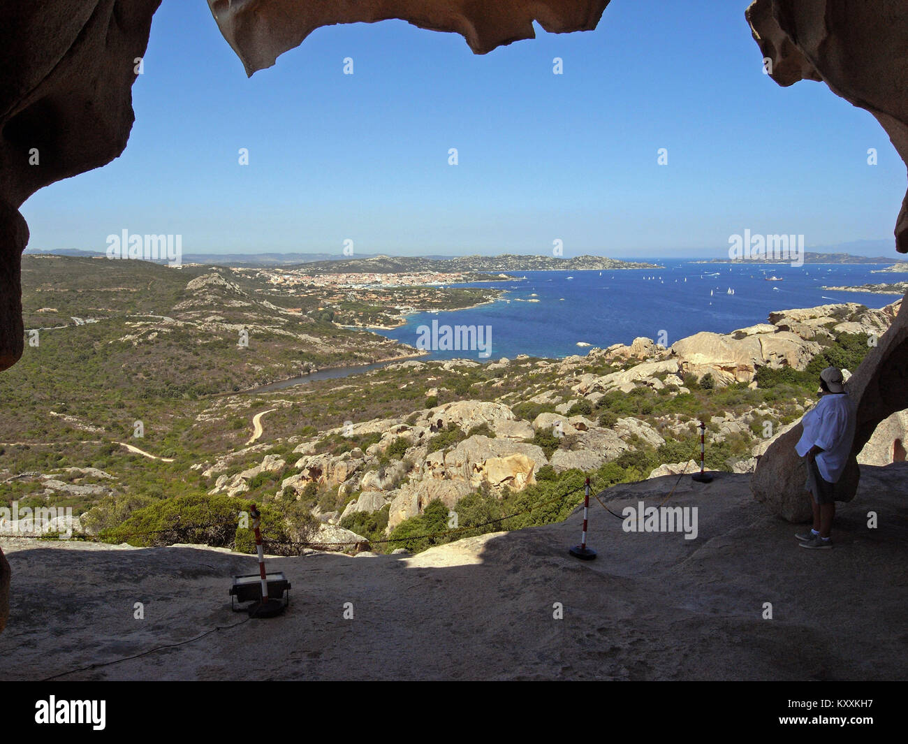 Palau, Sardinia. Landscape from the Bear's rock summit Stock Photo - Alamy