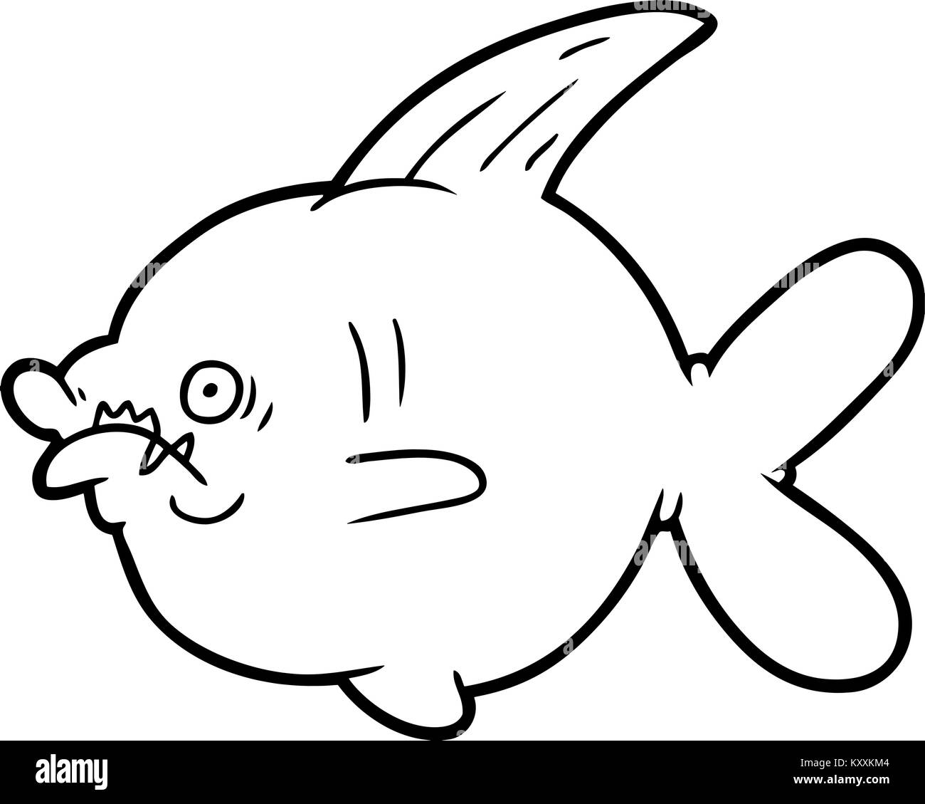 cartoon ugly fish Stock Vector Image & Art - Alamy