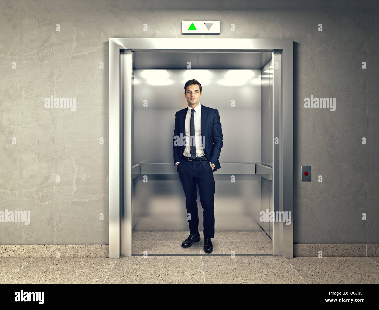 Elevator worker hi-res stock photography and images - Alamy