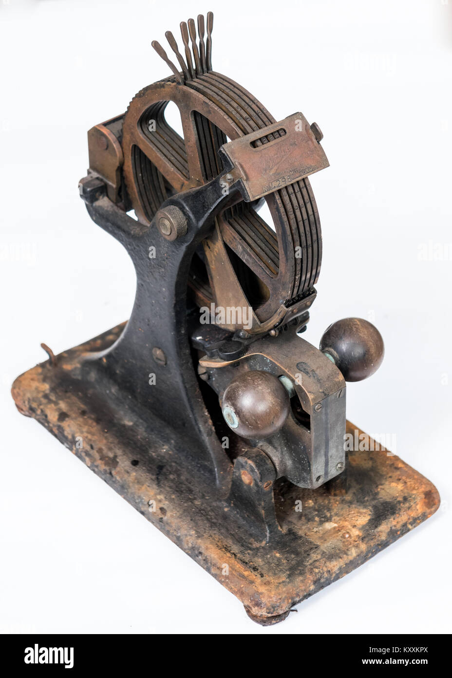 A & C Jenner Laundry marking machine Stock Photo - Alamy