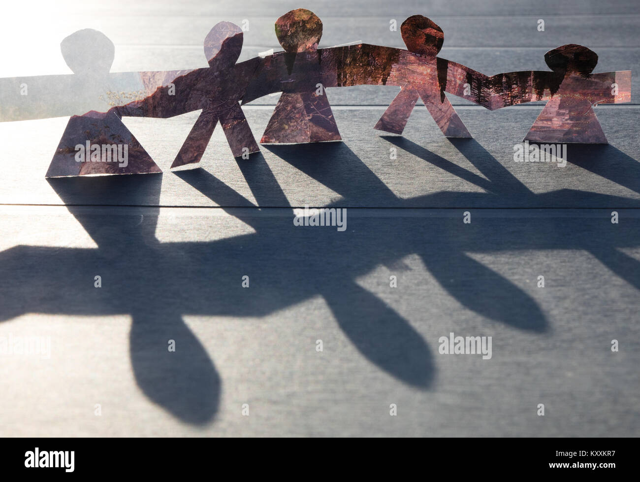 turn around of paper figure backround,wallpaper Stock Photo - Alamy