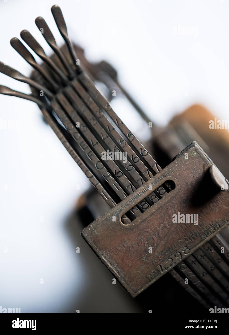 Laundry marking machine hi-res stock photography and images - Alamy