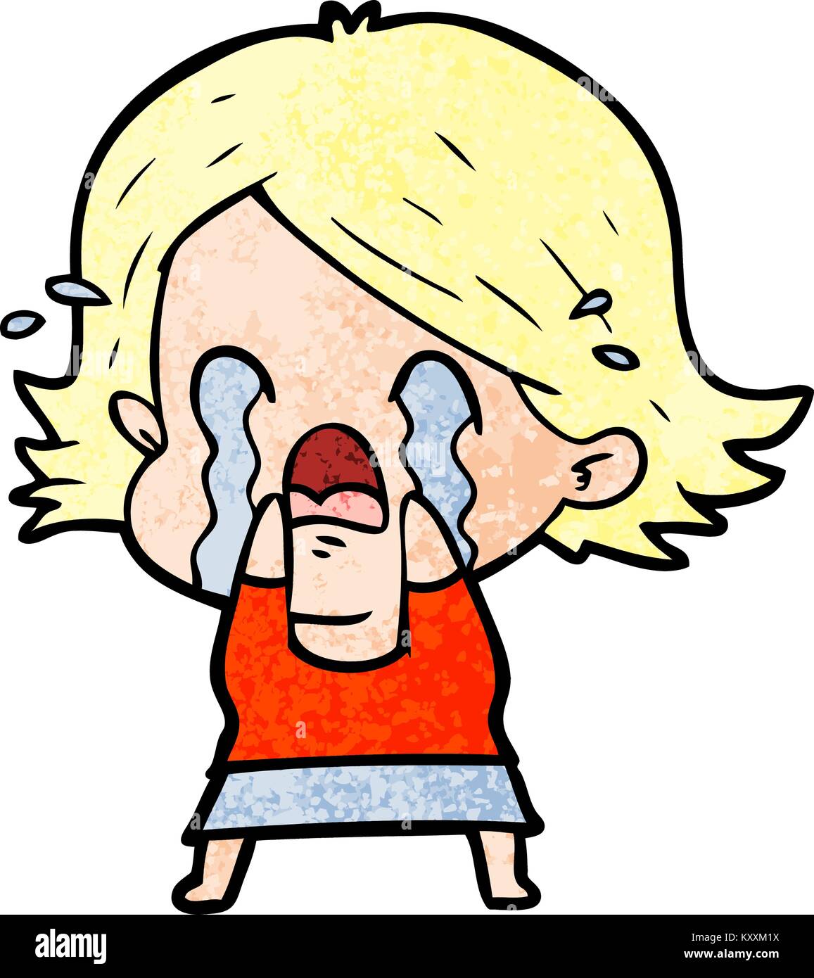 cartoon woman crying Stock Vector Image & Art - Alamy