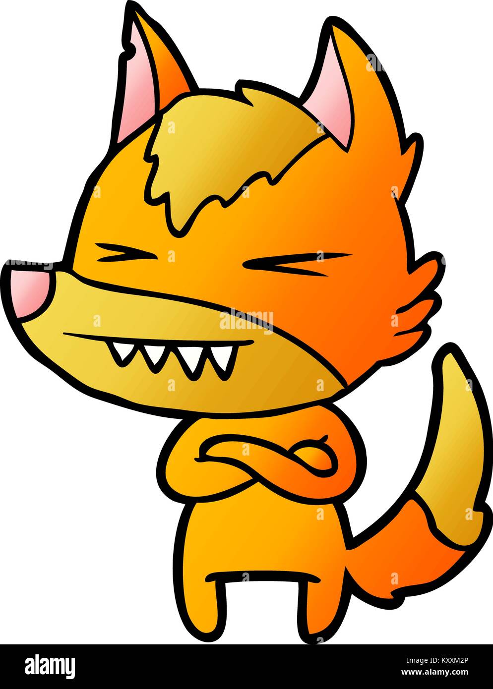 fox cartoon character Stock Vector Image & Art - Alamy