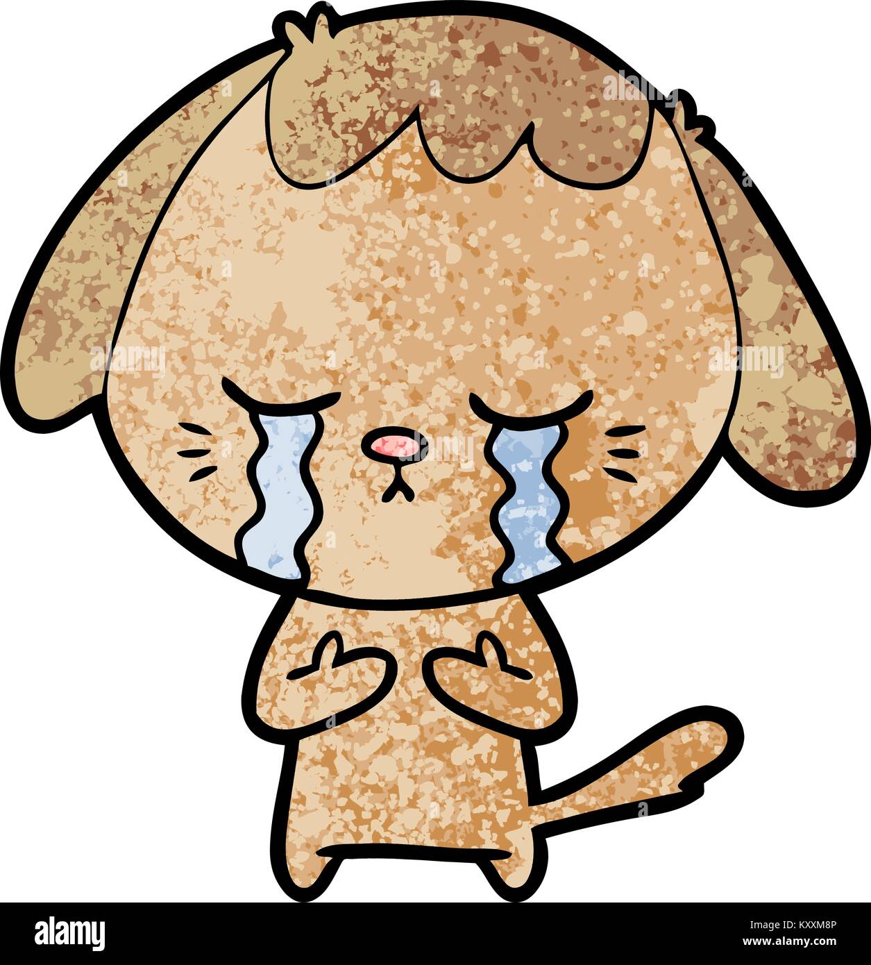 cartoon crying dog Stock Vector Image & Art - Alamy