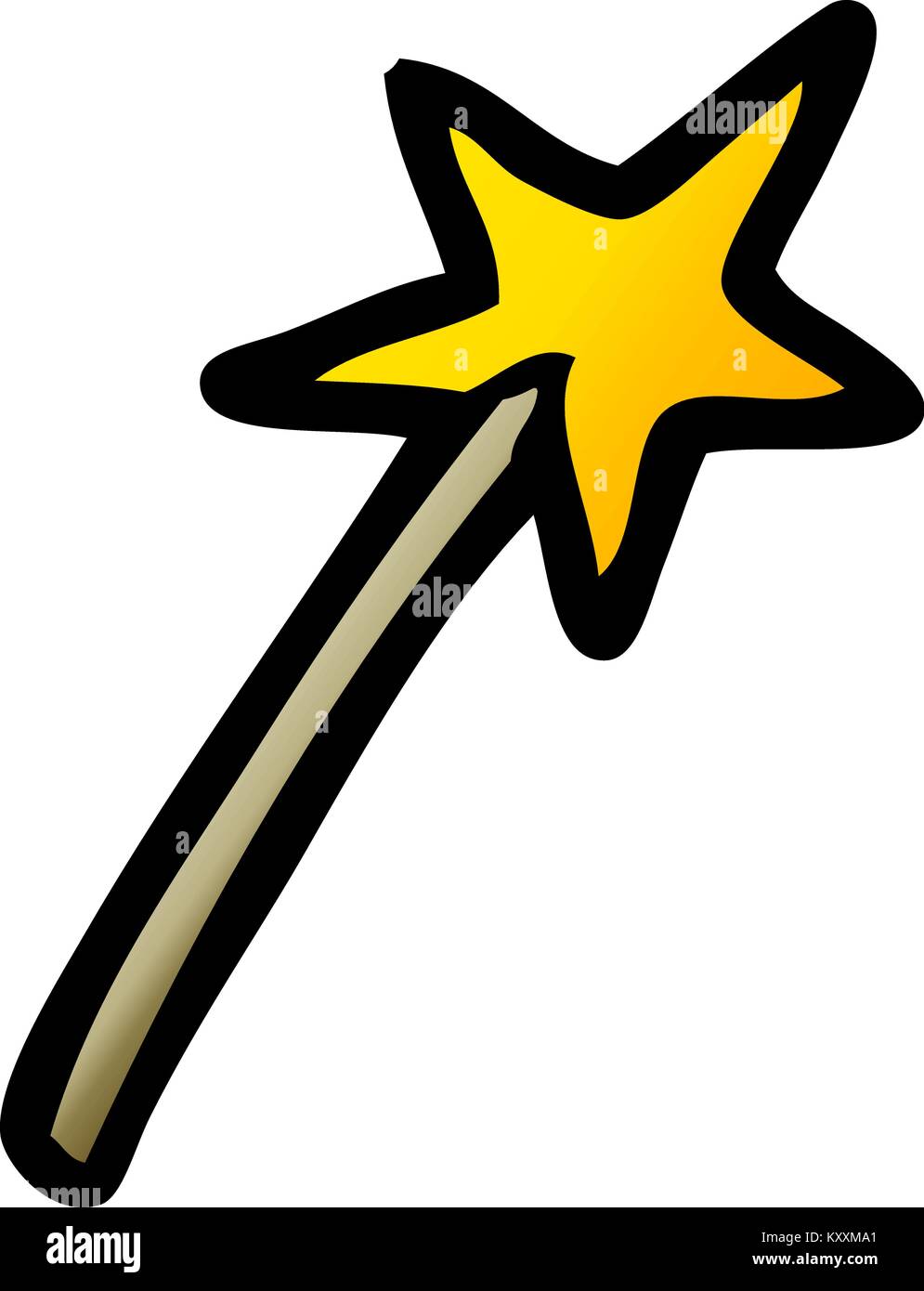 cartoon magic wand Stock Vector Image & Art - Alamy