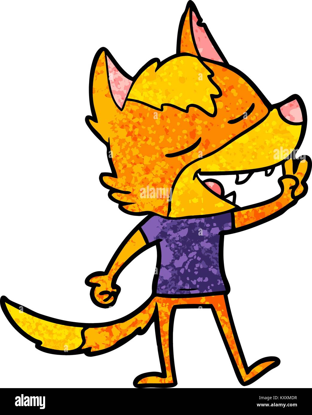 fox cartoon character Stock Vector Image & Art - Alamy