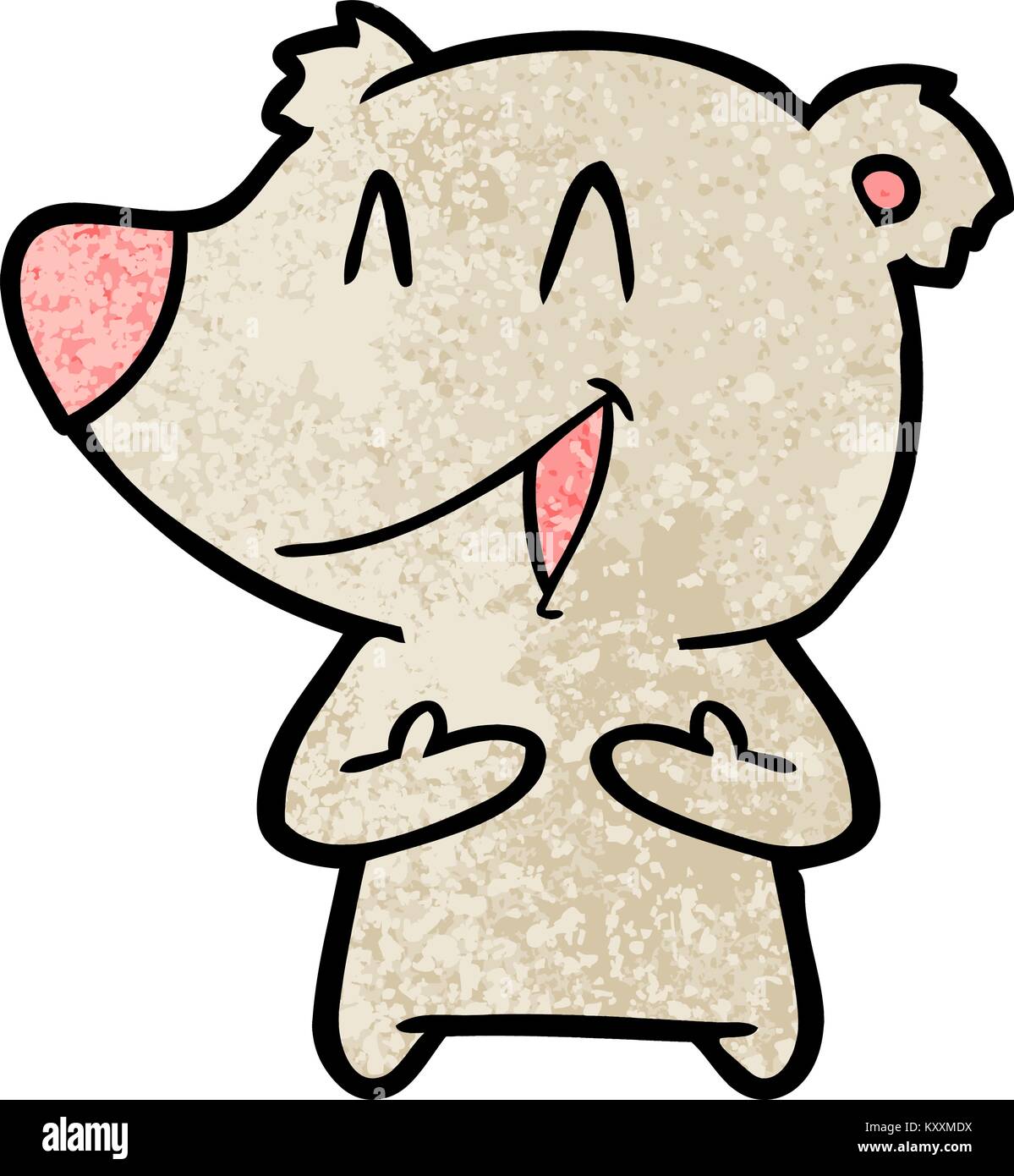 laughing bear cartoon Stock Vector Image & Art - Alamy