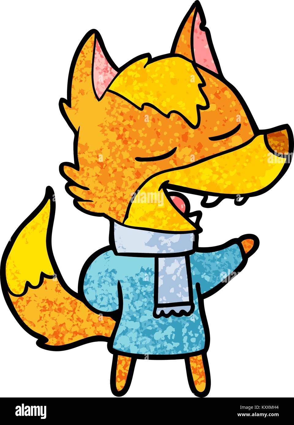 fox cartoon character Stock Vector Image & Art - Alamy