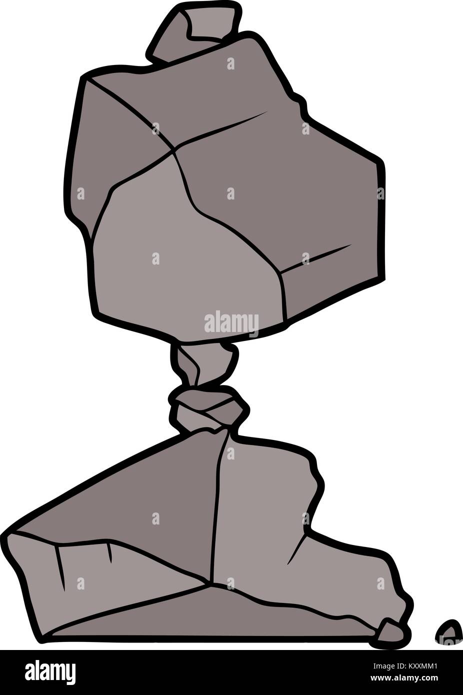 Balancing rocks Stock Vector Images - Alamy