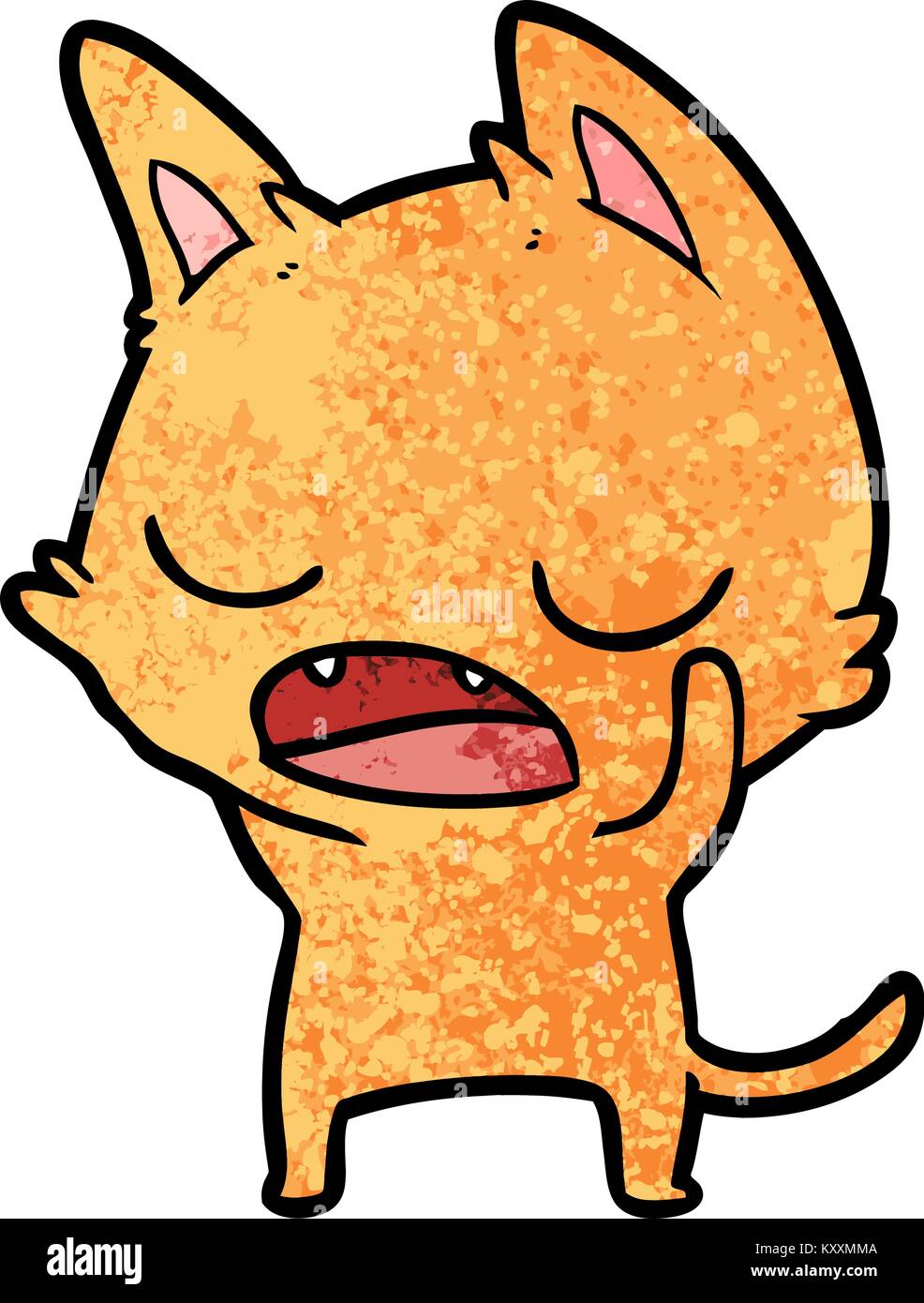 talking cat cartoon Stock Vector Image & Art - Alamy