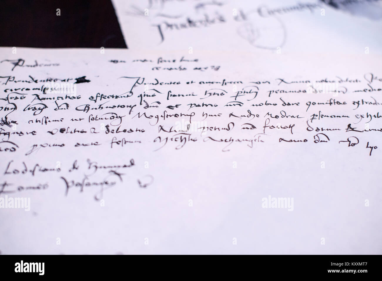 Medieval Paper Stock Photos & Medieval Paper Stock Images - Alamy