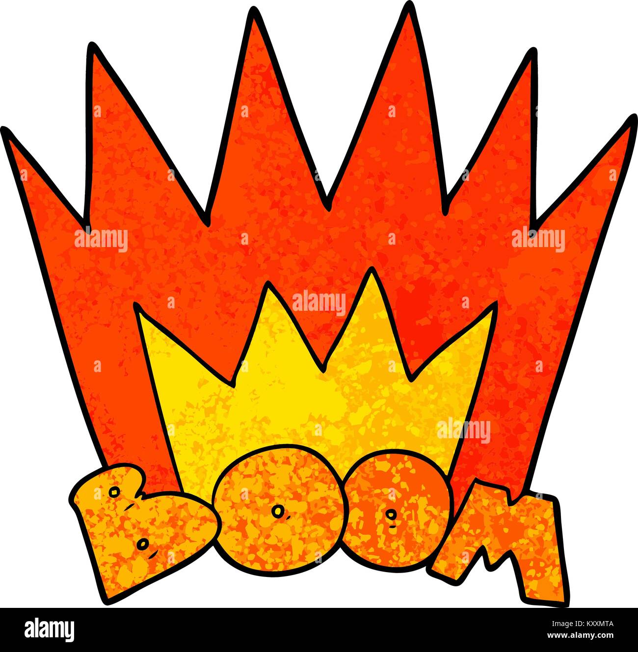 cartoon boom sign Stock Vector Image & Art - Alamy