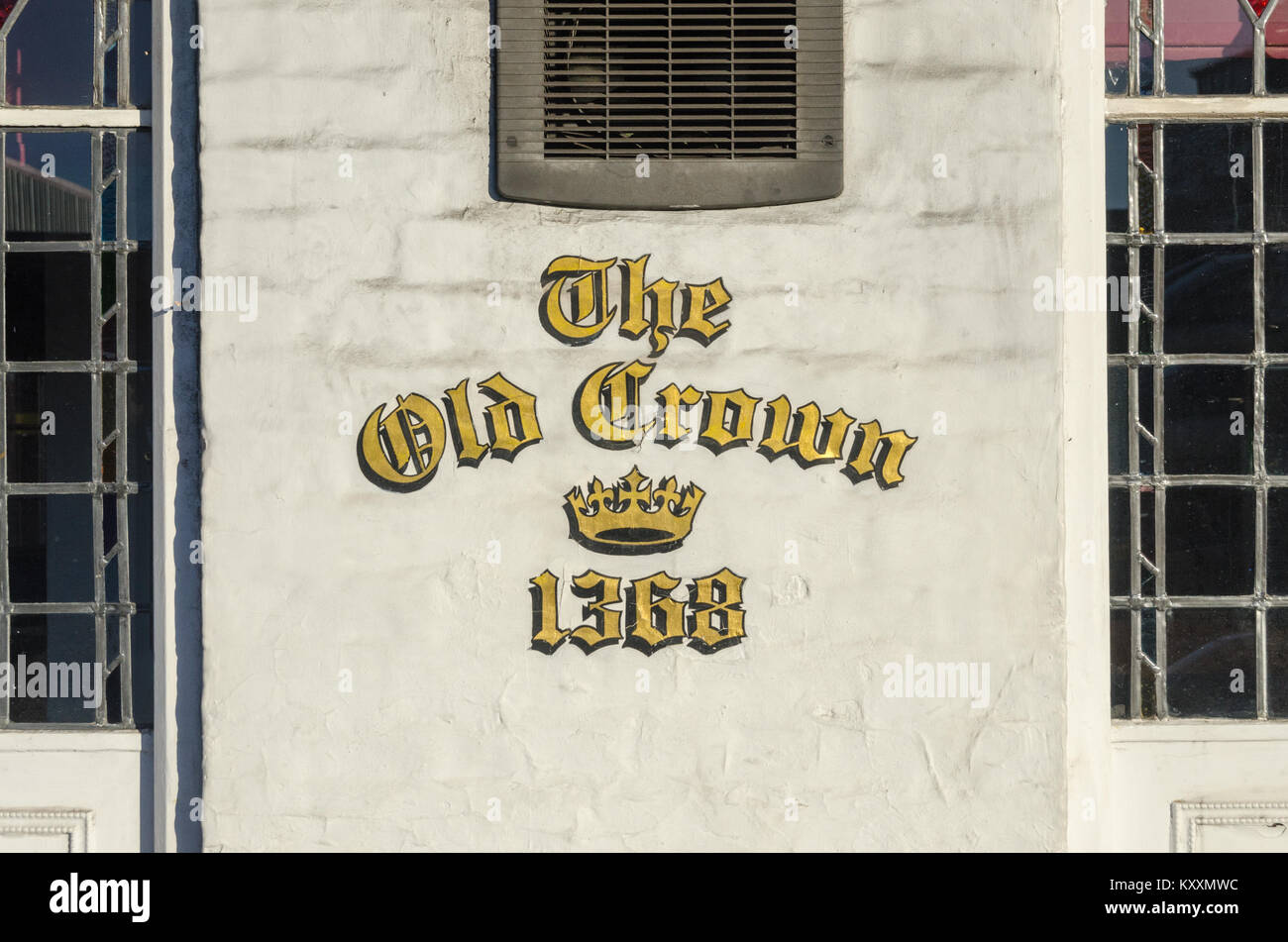 The Old Crown pub in Deritend, Digbeth, Birmingham is the oldest extant ...