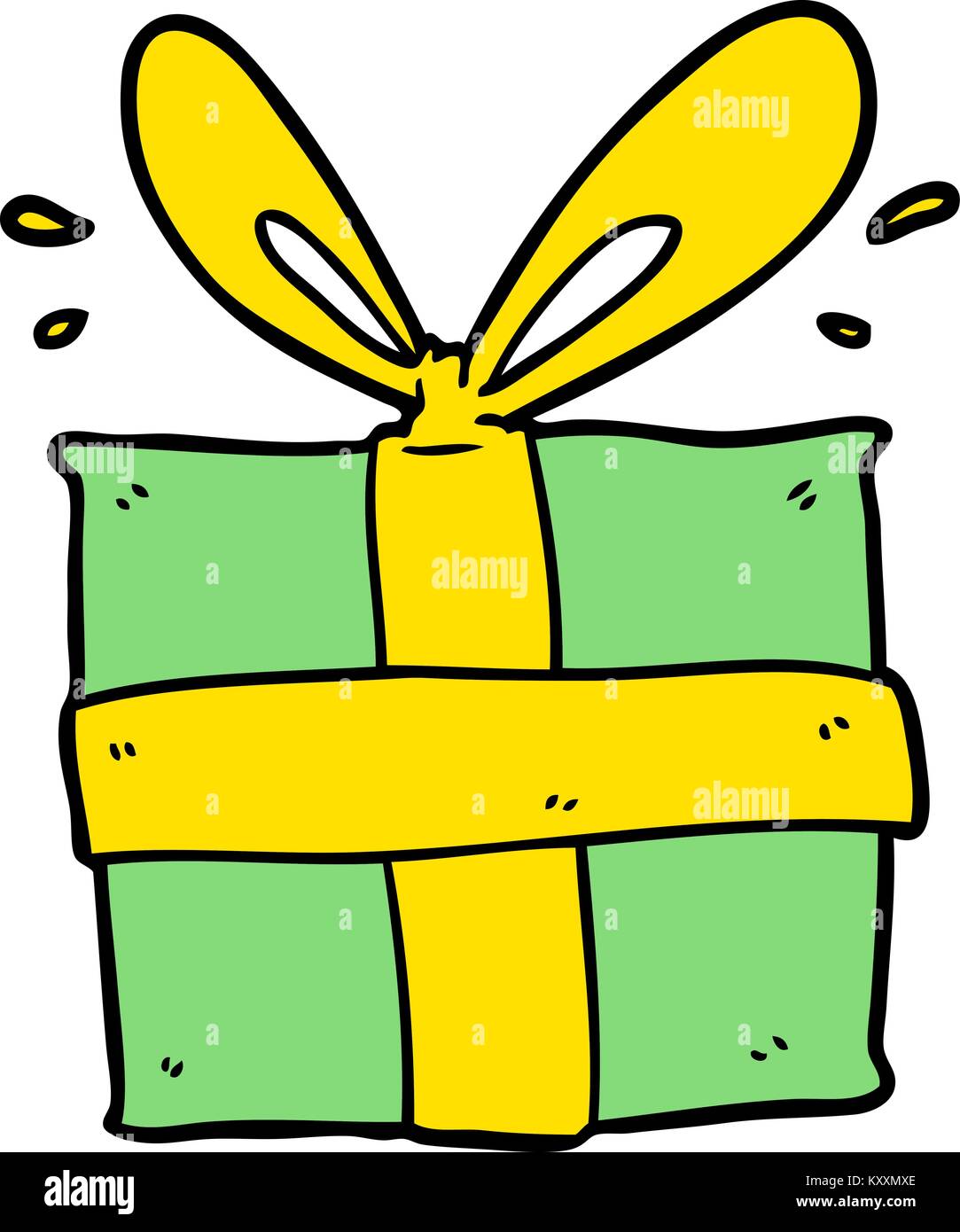 cartoon wrapped gift Stock Vector Image & Art - Alamy