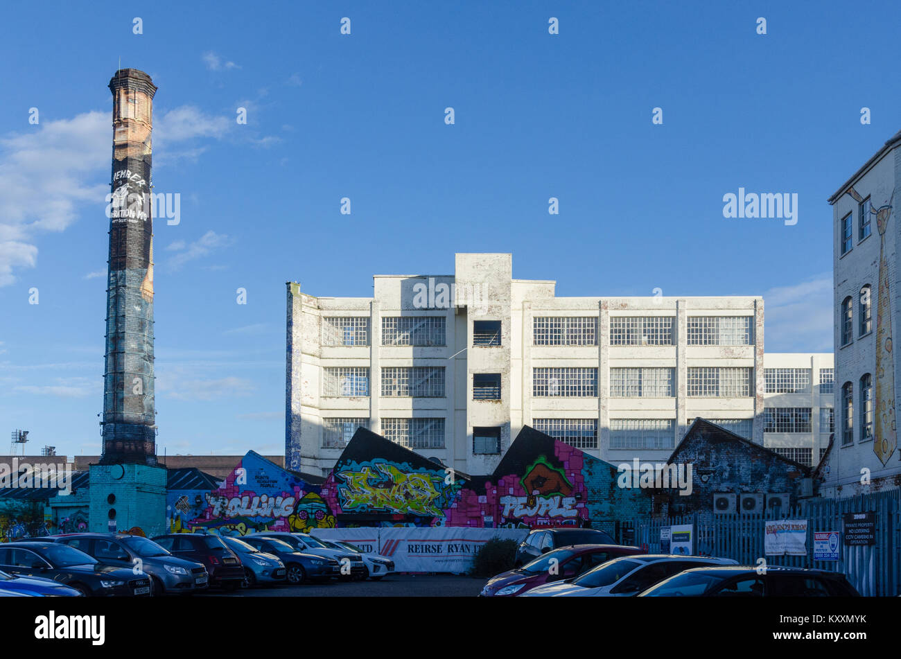 The Custard Factory in Digbeth, Birmingham, an area known for media ...