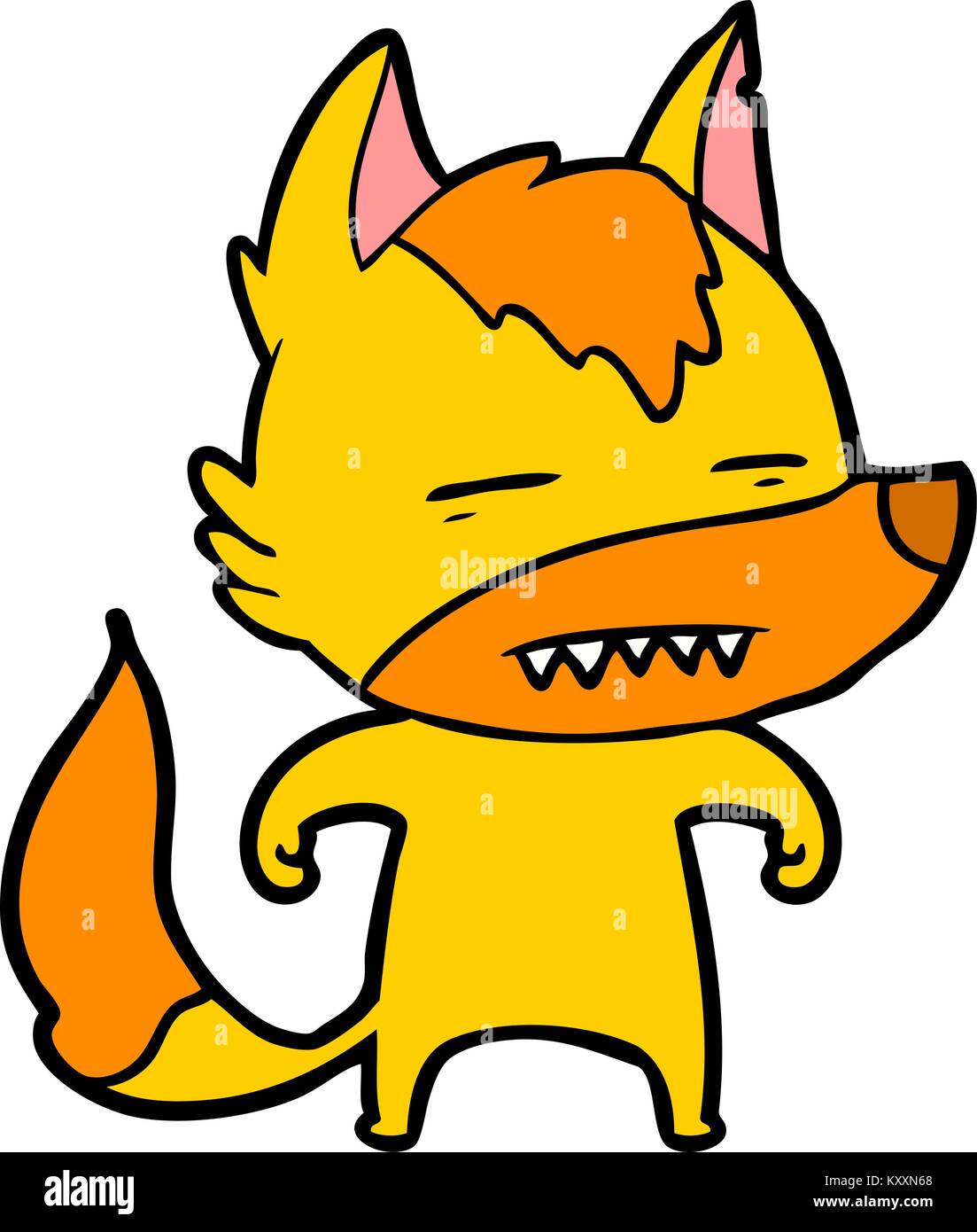 fox cartoon character Stock Vector Image & Art - Alamy