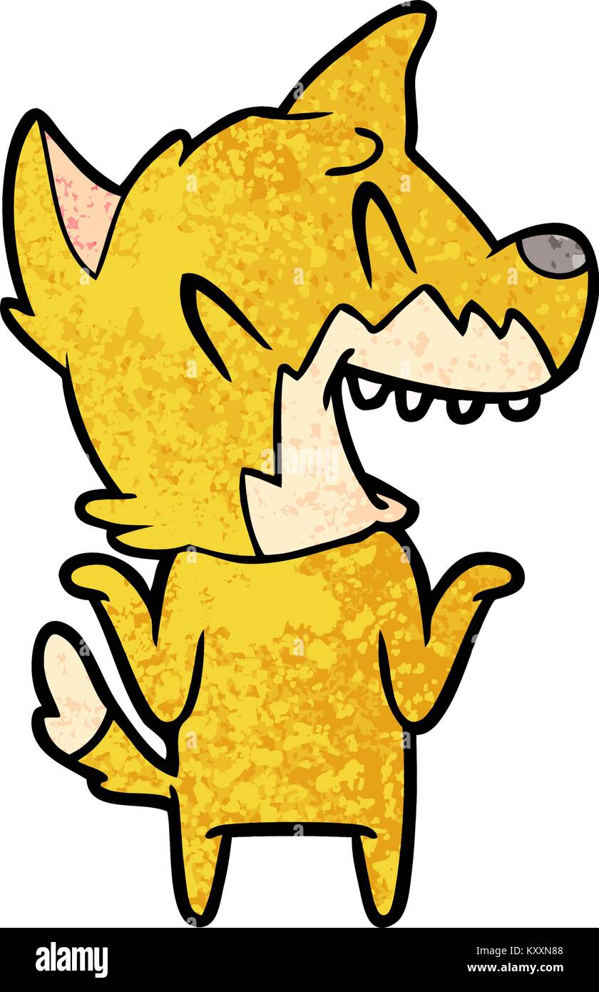 laughing fox cartoon Stock Vector Image & Art - Alamy