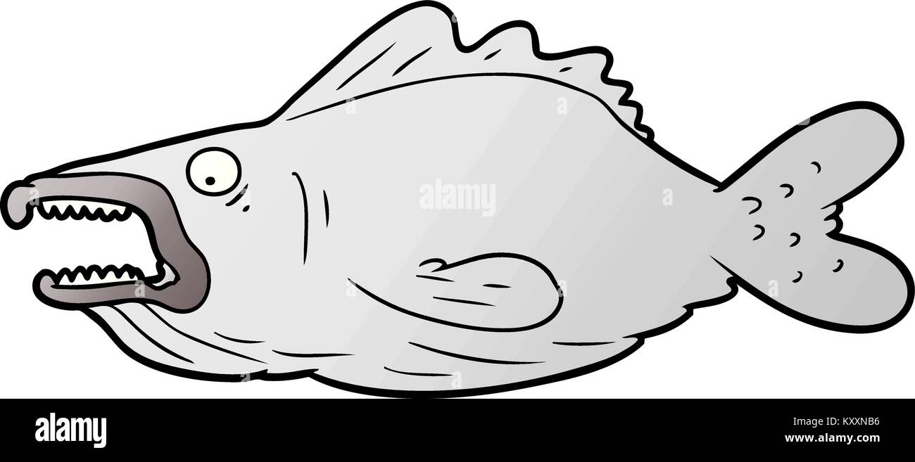 cartoon ugly fish Stock Vector Image & Art - Alamy