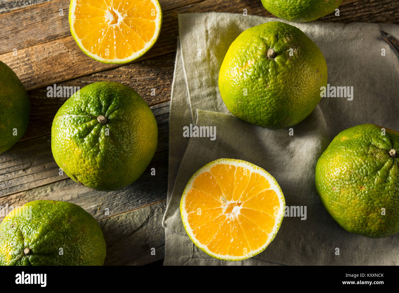 Raw Green Organic Ugli Fruit Ready to Eat Stock Photo - Alamy