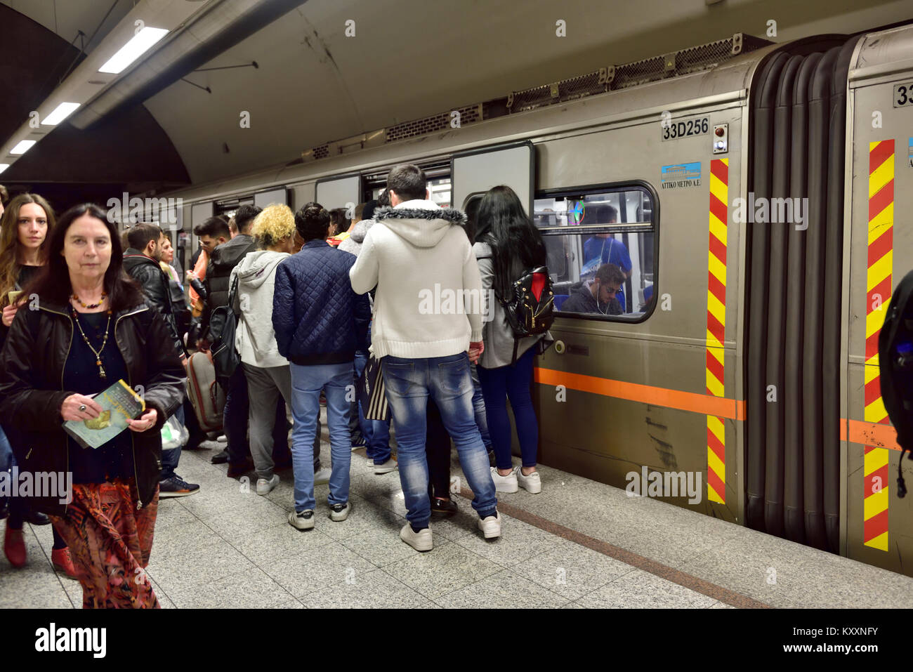 Greek public transport hi-res stock photography and images - Alamy