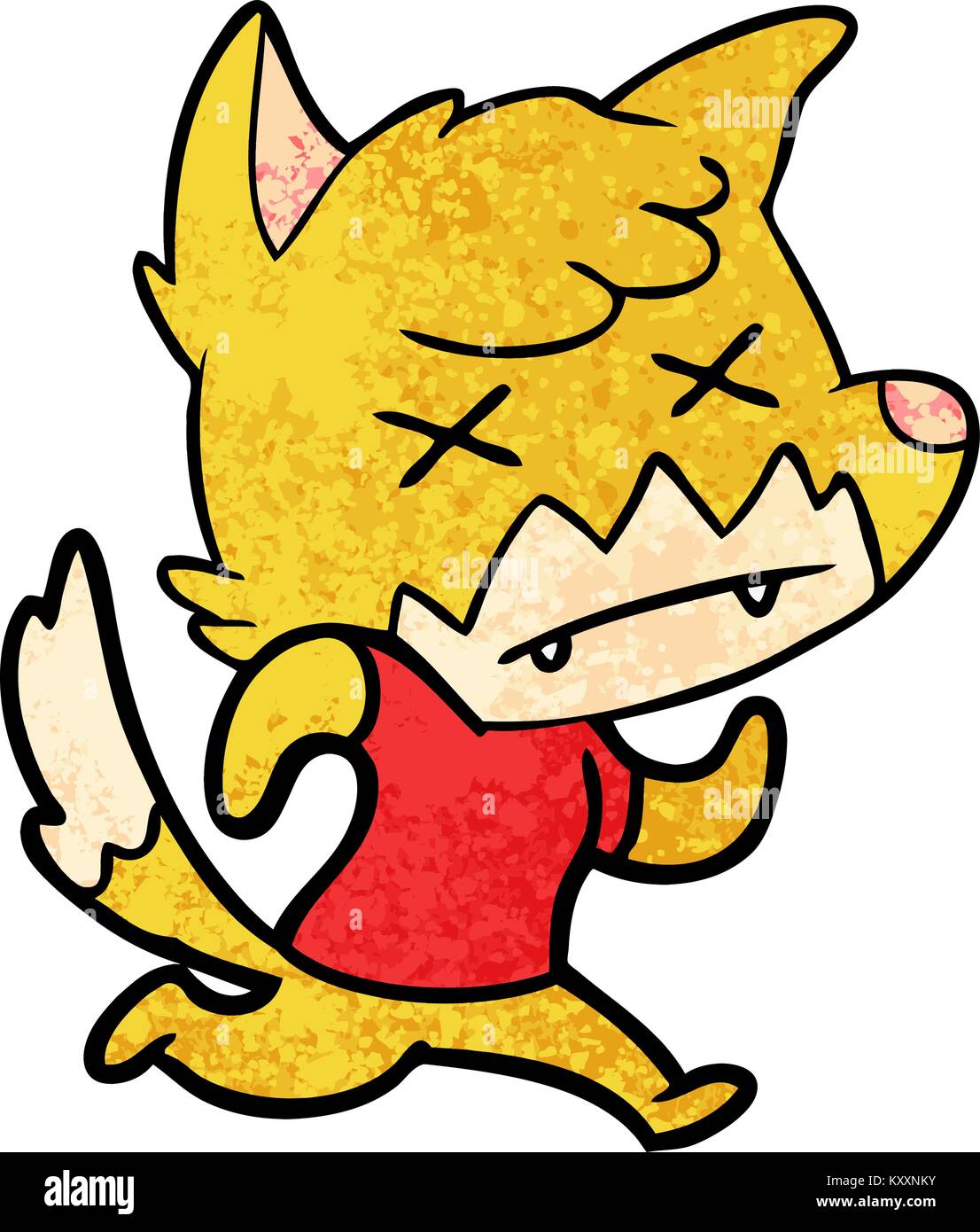 cartoon dead fox Stock Vector Image & Art - Alamy