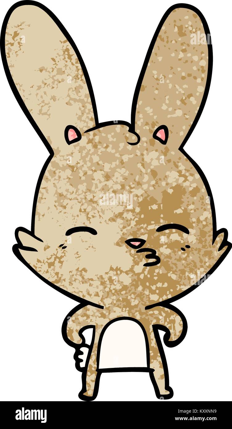 curious bunny cartoon Stock Vector Image & Art - Alamy