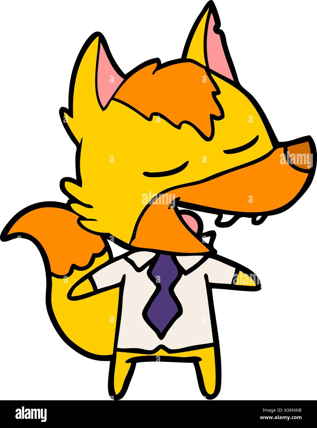 fox cartoon character Stock Vector Image & Art - Alamy