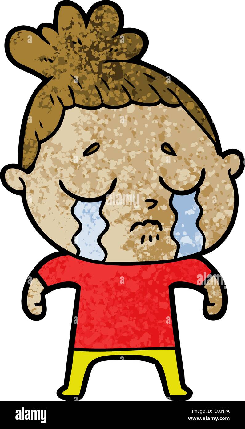 cartoon crying woman Stock Vector Image & Art - Alamy
