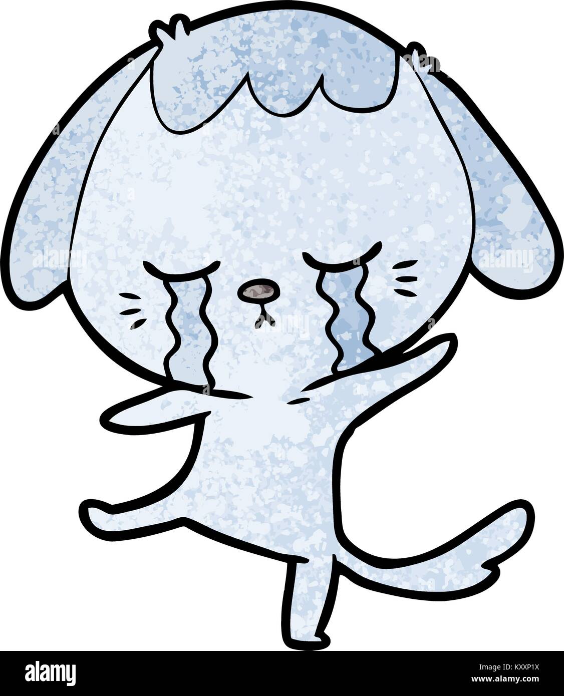 cartoon dog crying Stock Vector Image & Art - Alamy