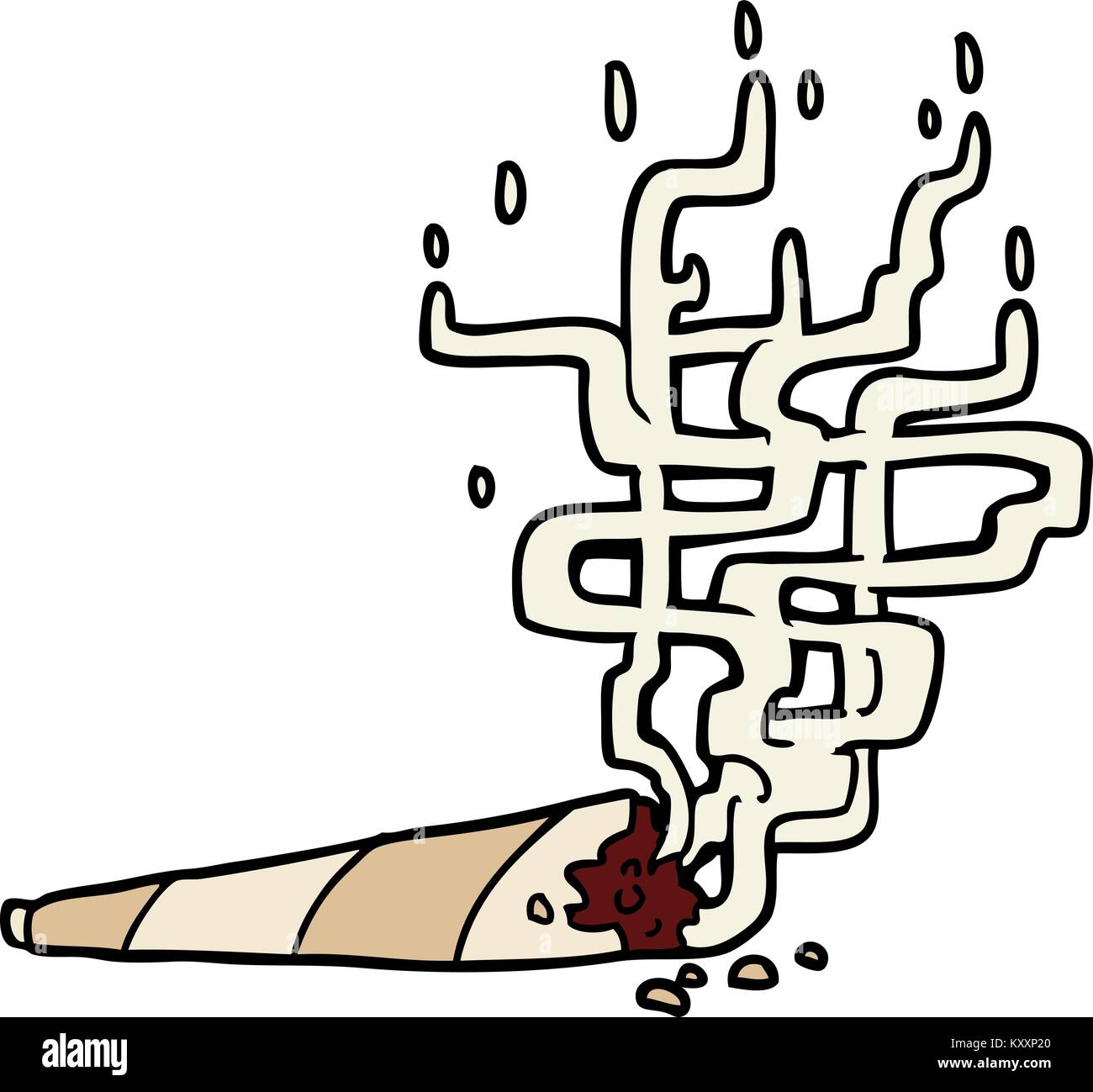 cartoon marijuana joint Stock Vector Image & Art - Alamy