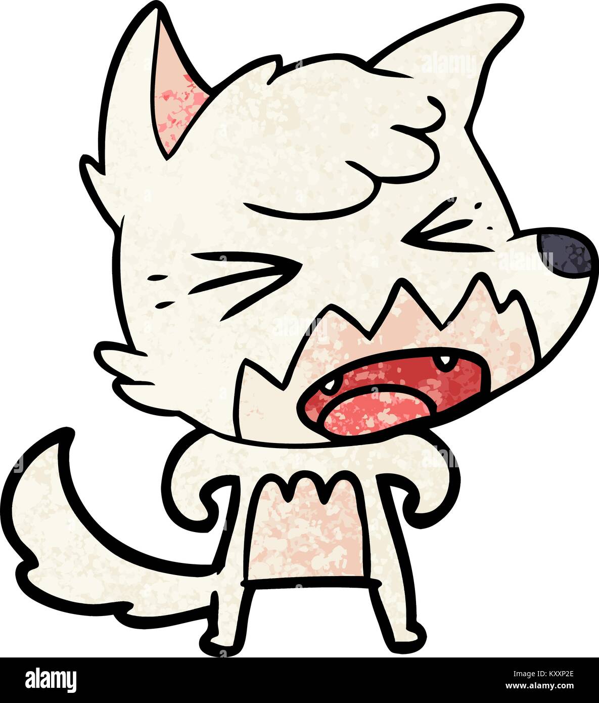 angry cartoon fox Stock Vector Image & Art - Alamy