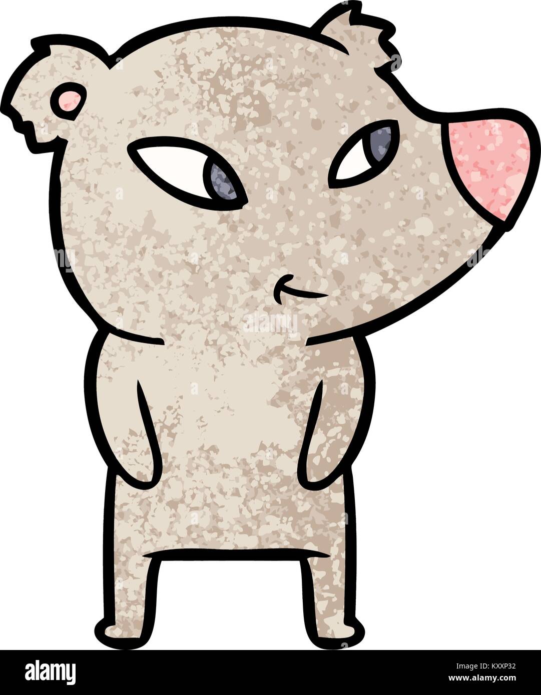 cute cartoon bear Stock Vector Image & Art - Alamy