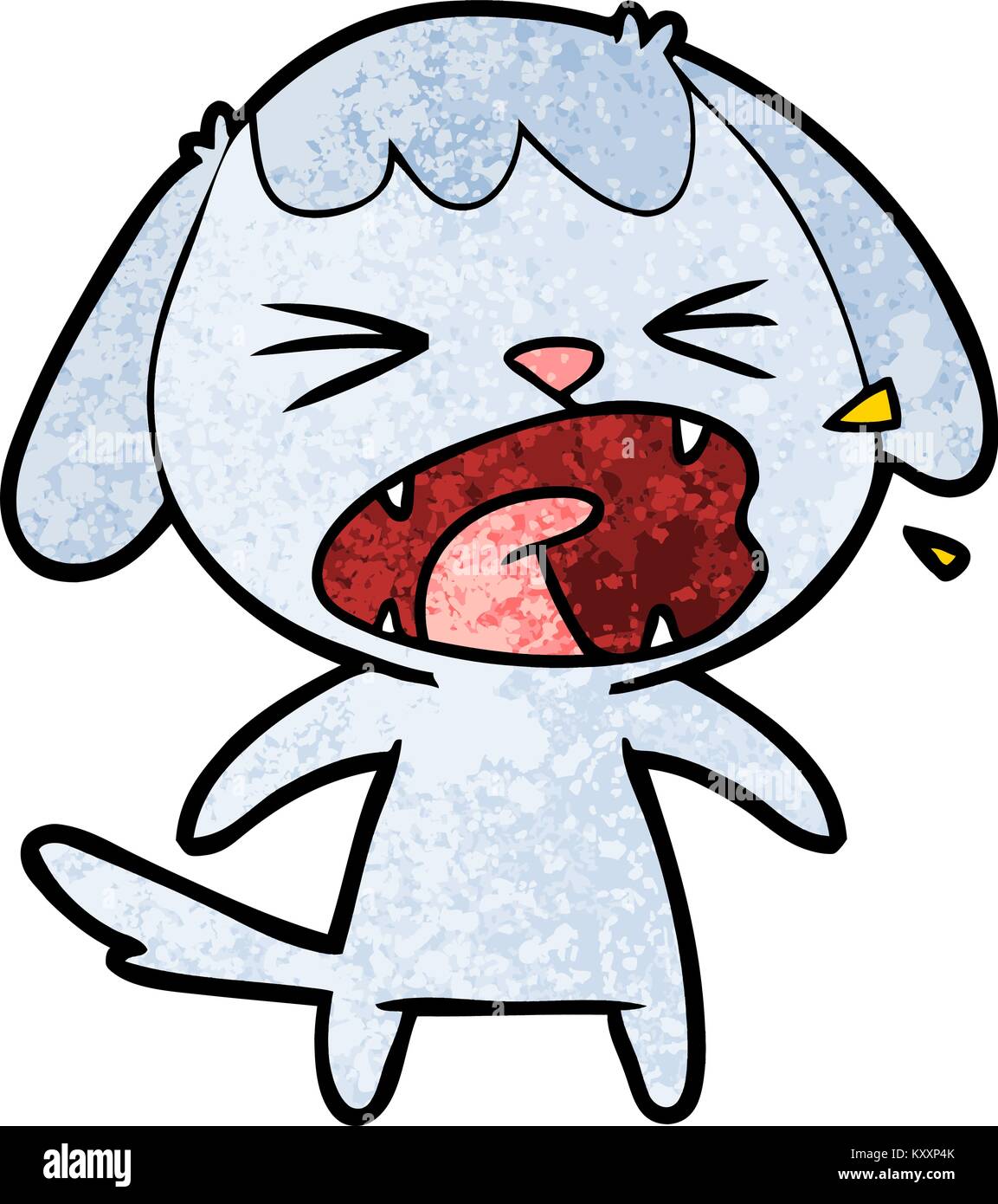 cute cartoon dog barking Stock Vector Image & Art - Alamy